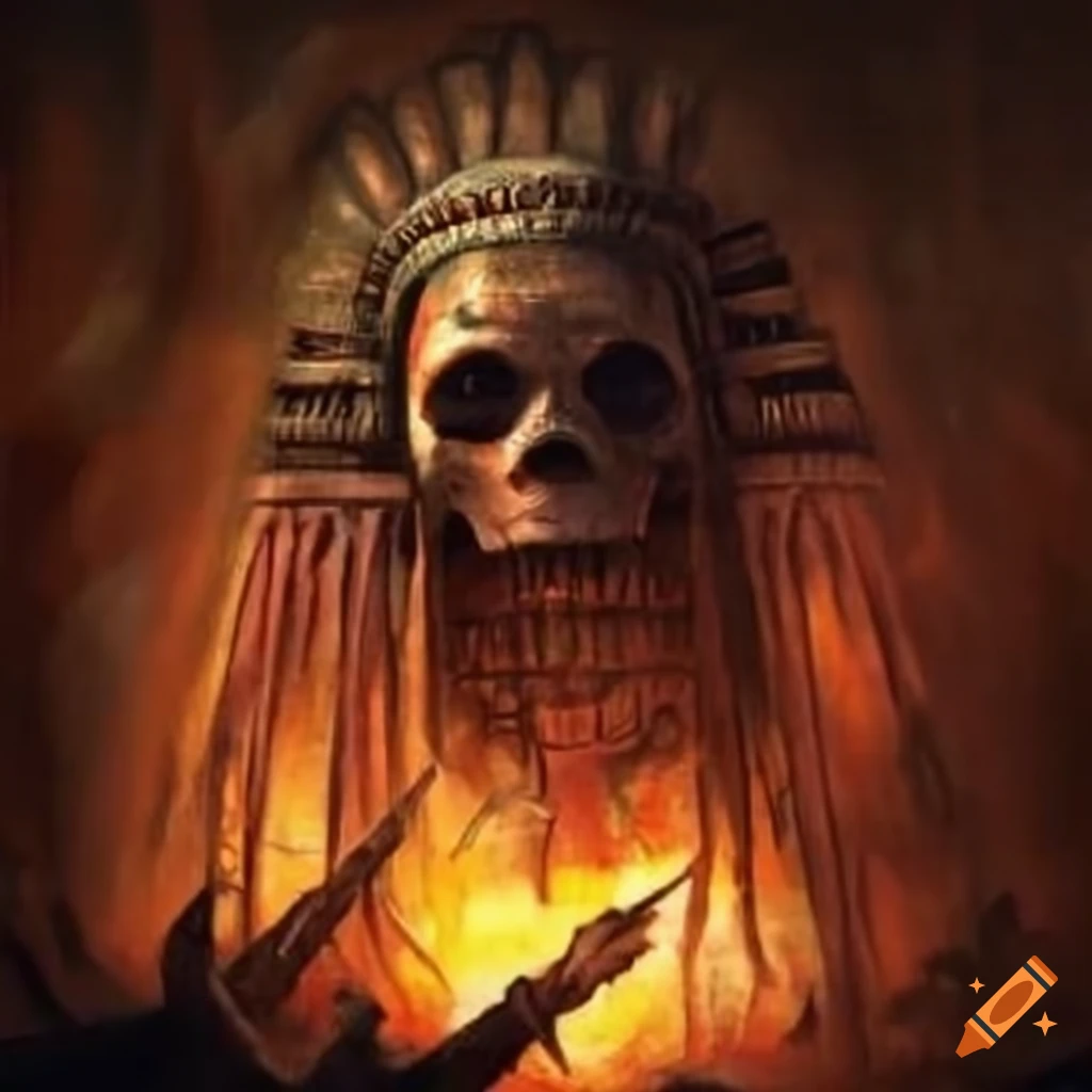 Ghosts lurking in myan aztec cities