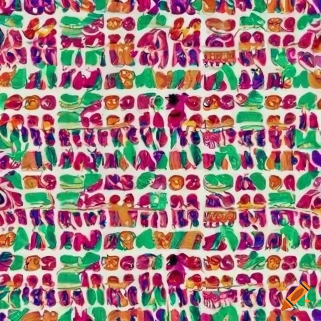Vibrant green viper scales pattern on Craiyon