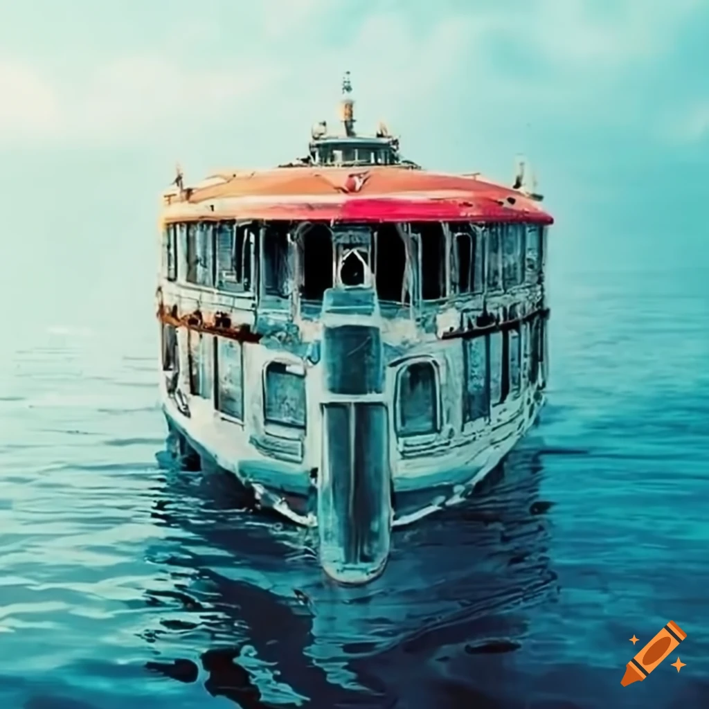 Illustration of futuristic transportation