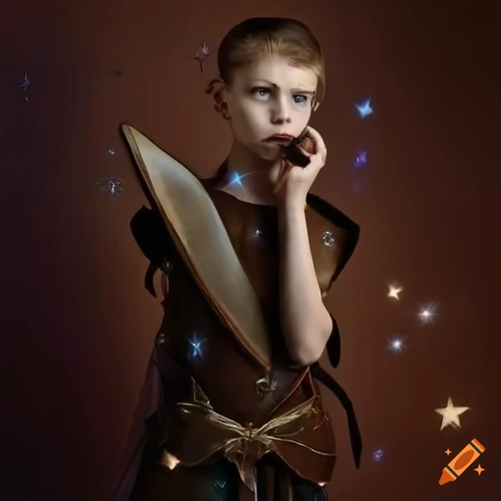 Image of a small elf with fairy wings on Craiyon