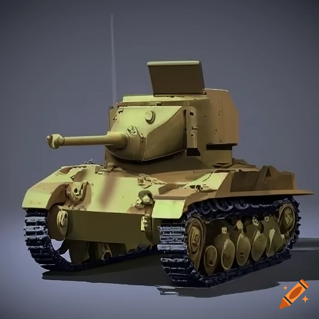 Image of a ww2-era scout tank on Craiyon