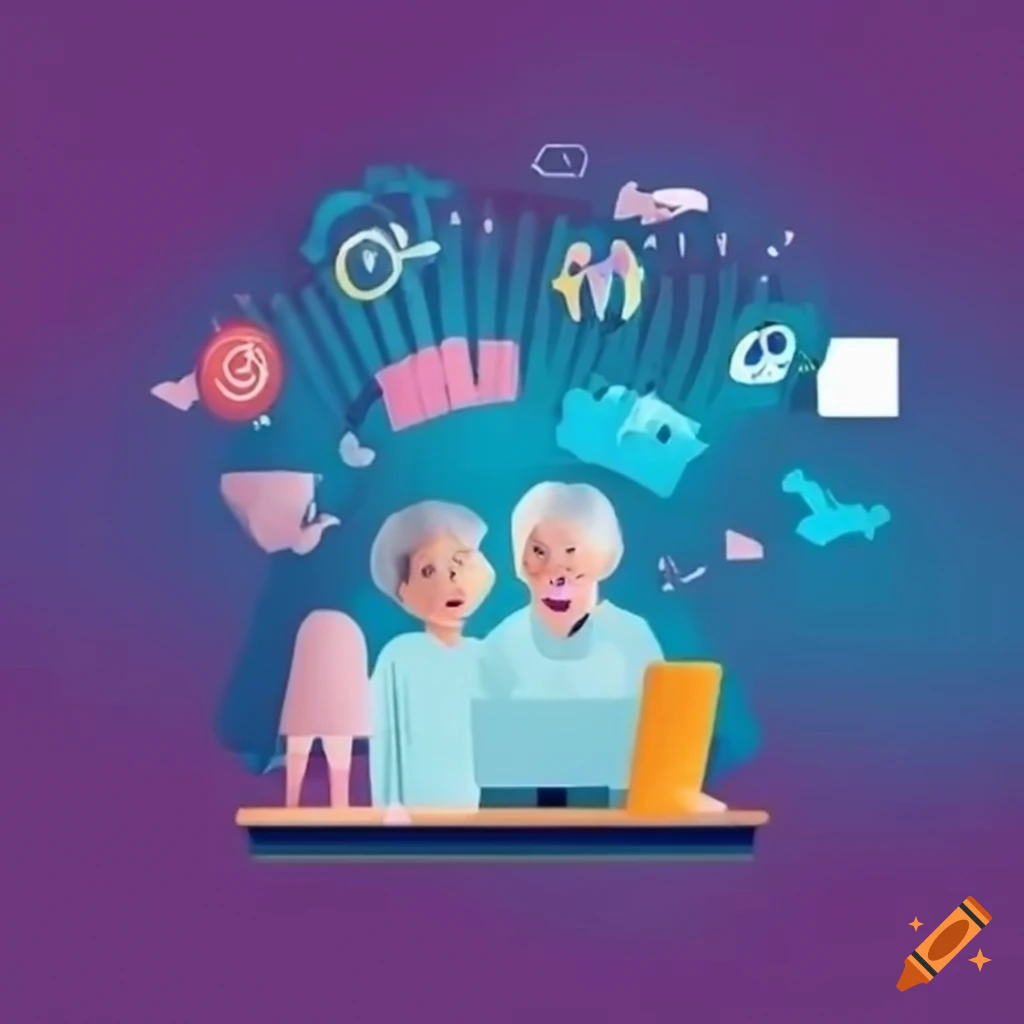 Imagen corporativa para campaña de inclusión digital para personas ...