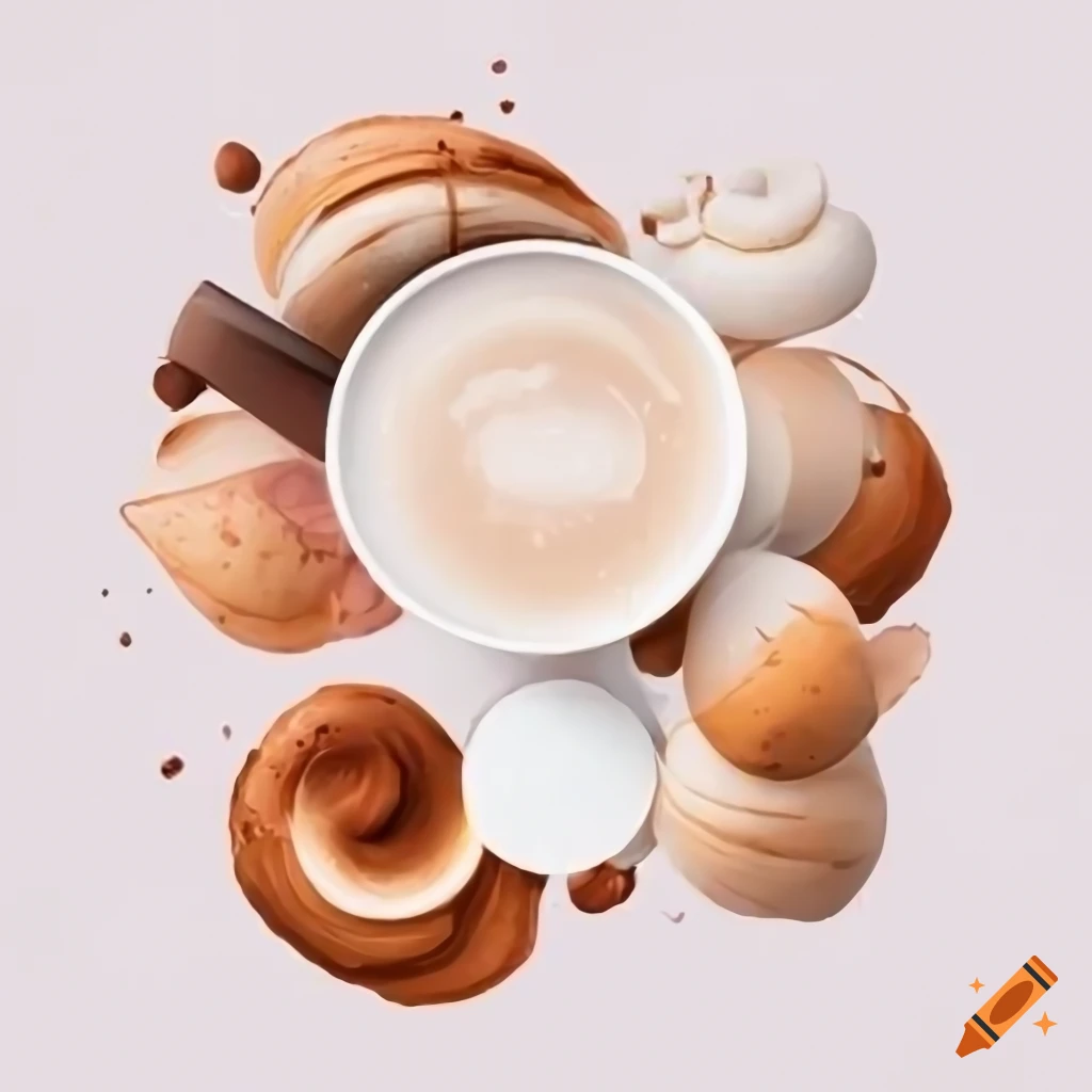 White cafe background with #365ebf on Craiyon