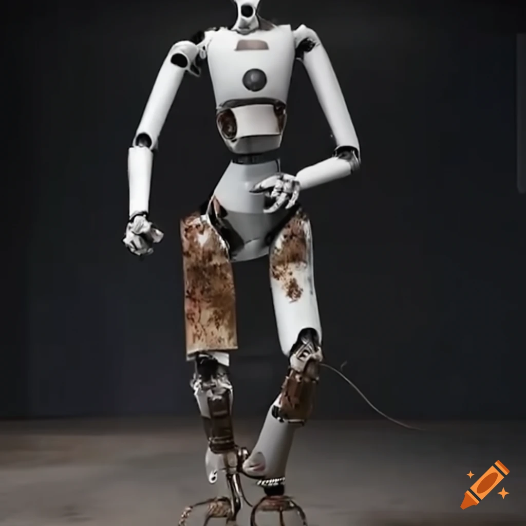 Military robot with shoulder mounted cannons on Craiyon
