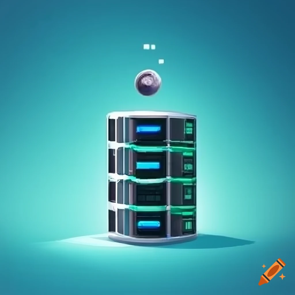 Illustration of server hosting