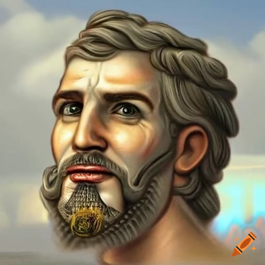 Portrait of a devout jewish man in israel on Craiyon