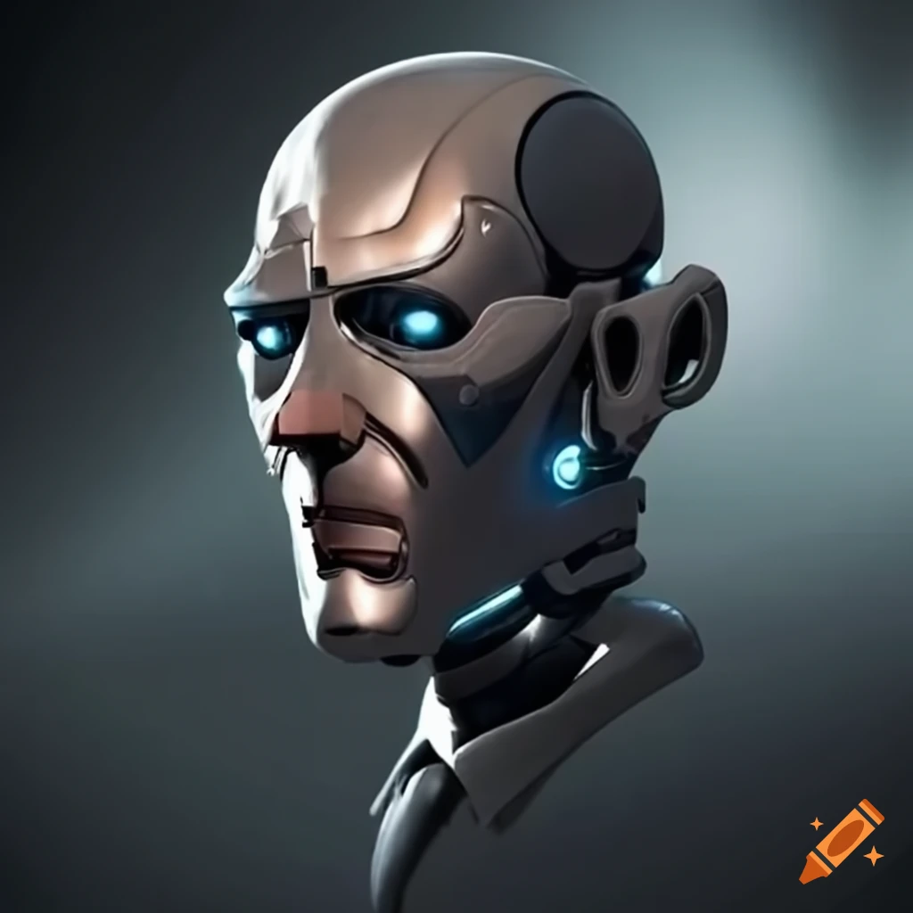 Robotic secret agent 007 on Craiyon