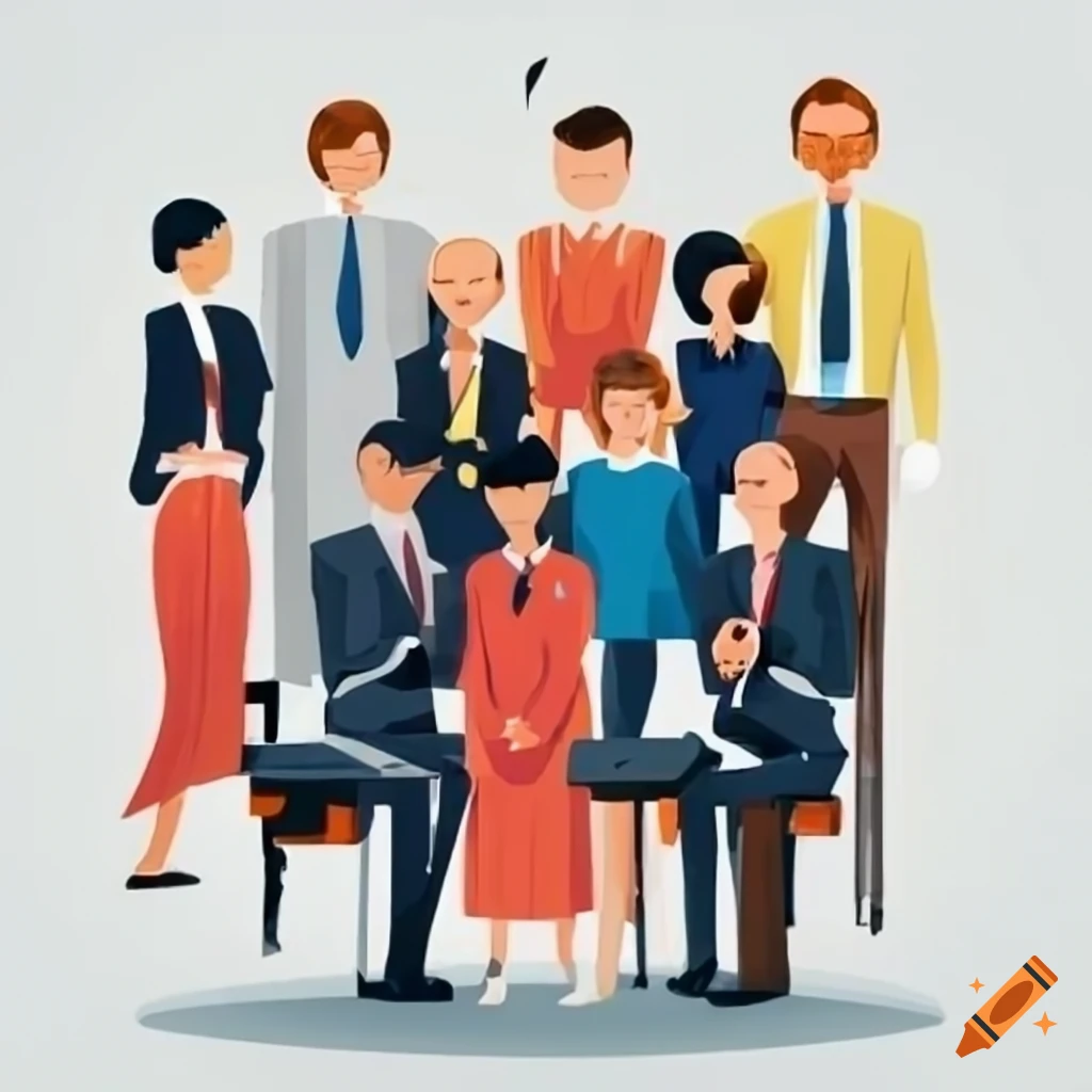 Image d'équipe d'entreprise on Craiyon