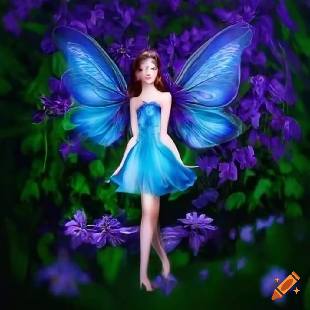 Fairy holding baby dragon in her hand on Craiyon