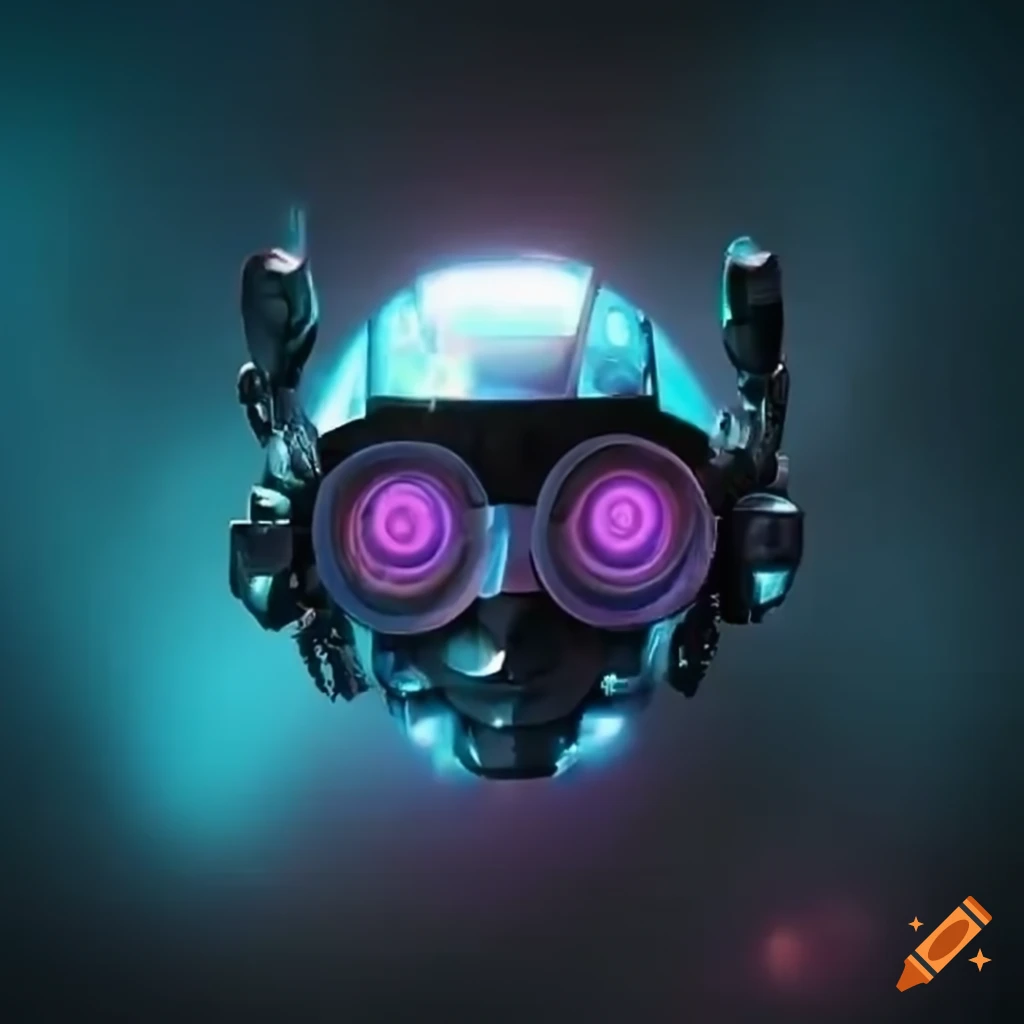 Robot streaming on twitch on Craiyon