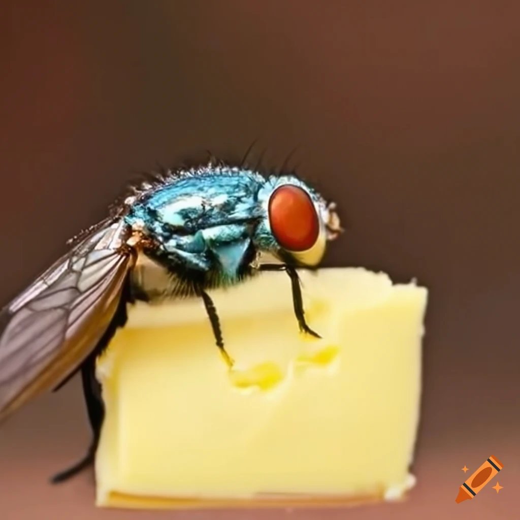 Flies Feasting On A Stick Of Butter On Craiyon