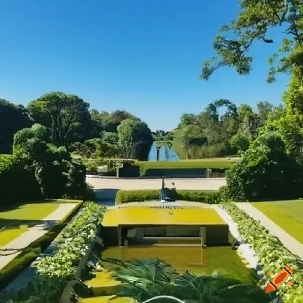 Chillwave style painting of a sunday afternoon on the island of la ...