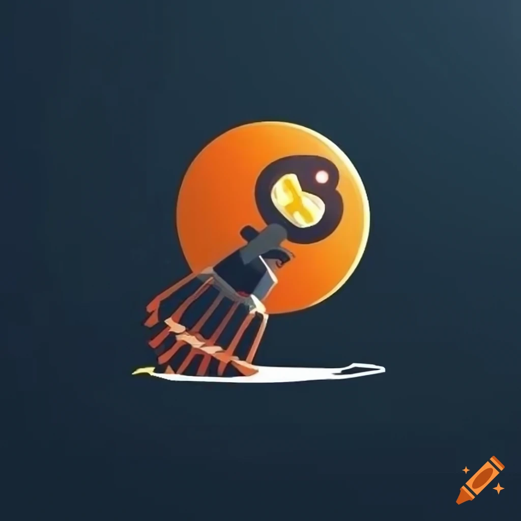 Logo of a mine sweeper game on Craiyon