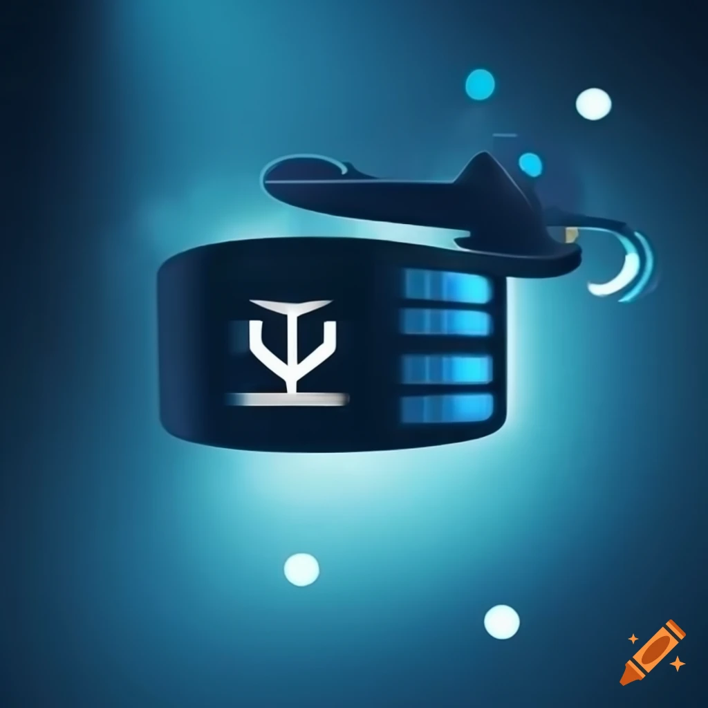 Sleek and modern server tracking icon