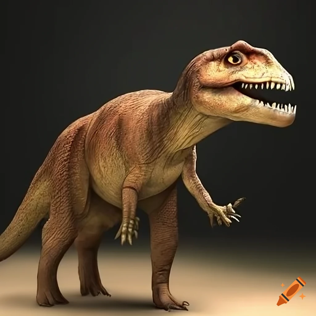 Illustration of the cretaceous period on Craiyon