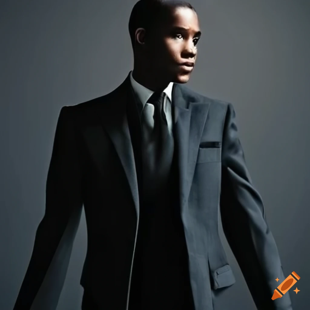 Custom tailored suit with unique design