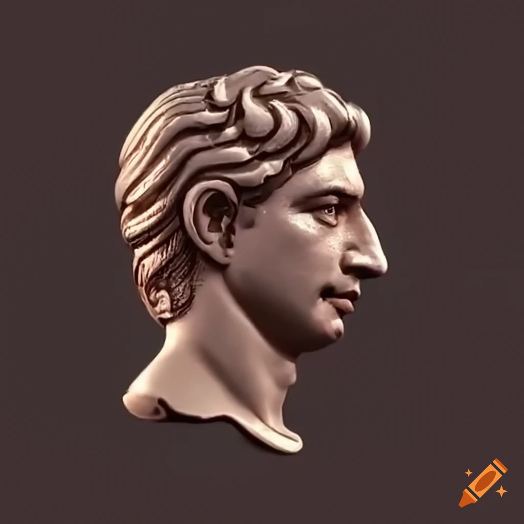 Roman bust of benjamin maxwell on Craiyon