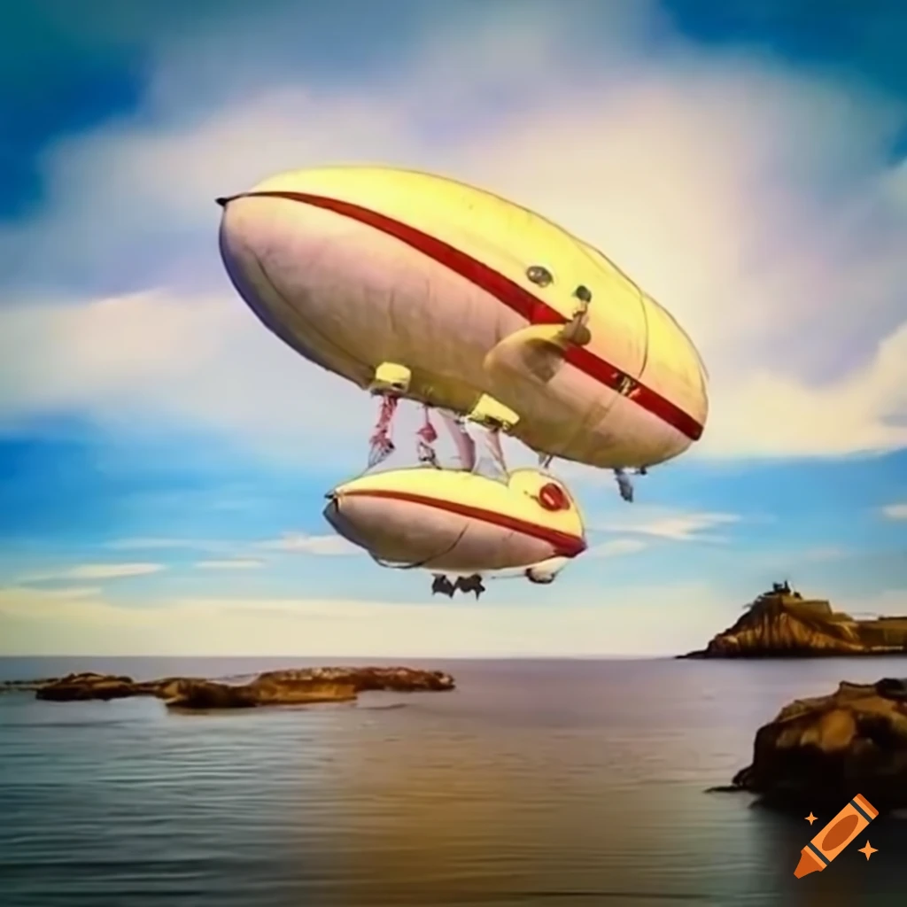 Illustration inspired by miyazaki's howl's moving castle on Craiyon