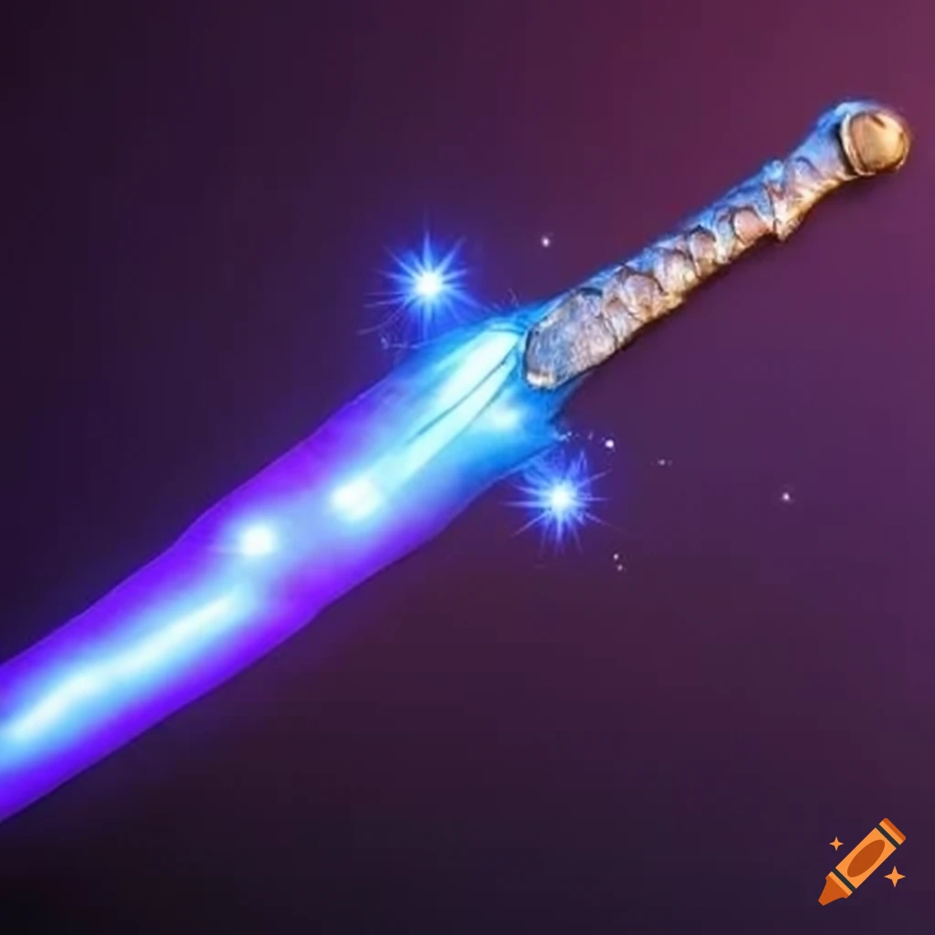 Ethereal sword with a starry constellation blade