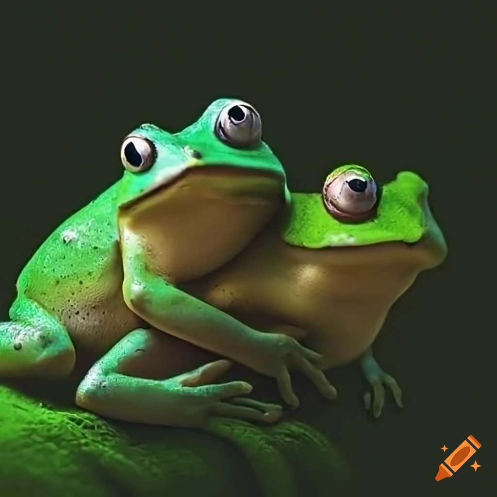 Two kambo frogs
