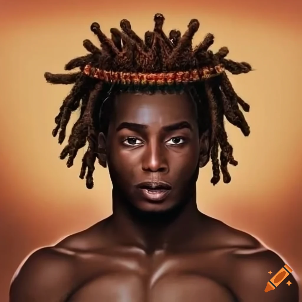 Image of a multicultural samurai with dreadlocks on Craiyon
