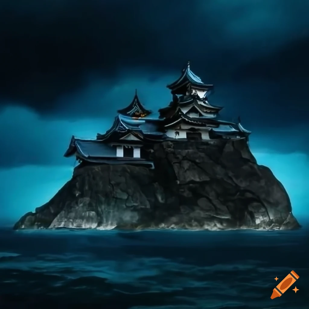 Unique floating world on Craiyon