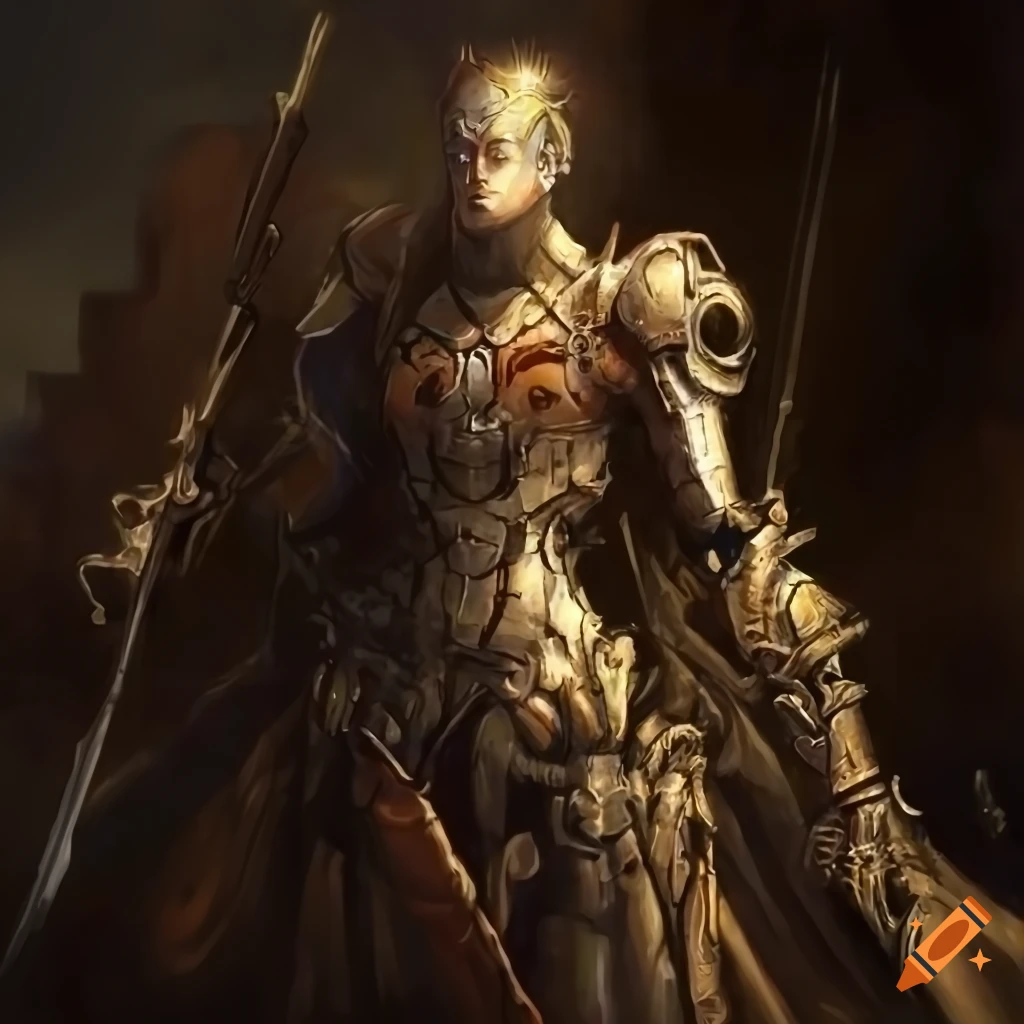 Renaissance-inspired artwork featuring a robotic deity on Craiyon