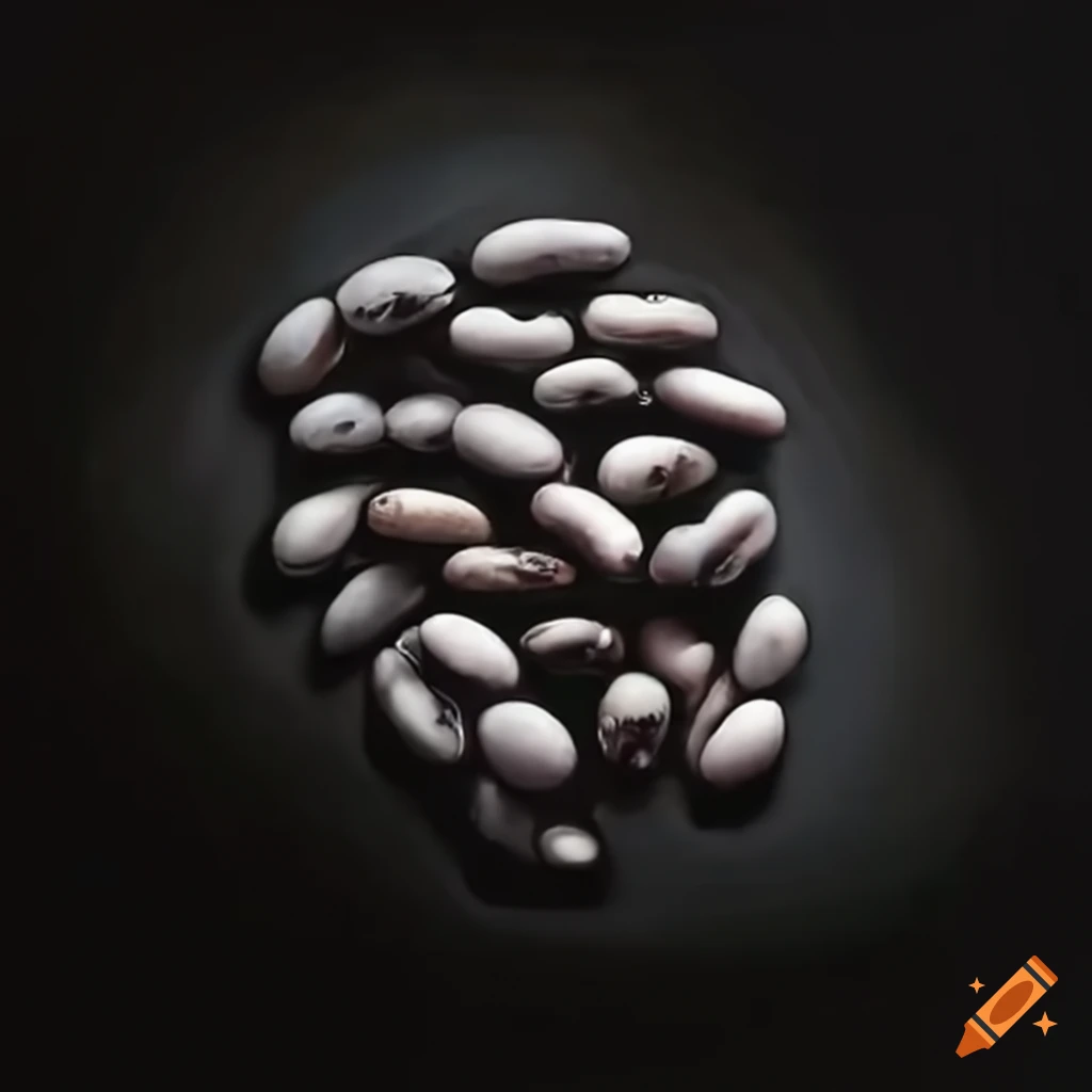 Hyperrealistic art of full-size beans on Craiyon
