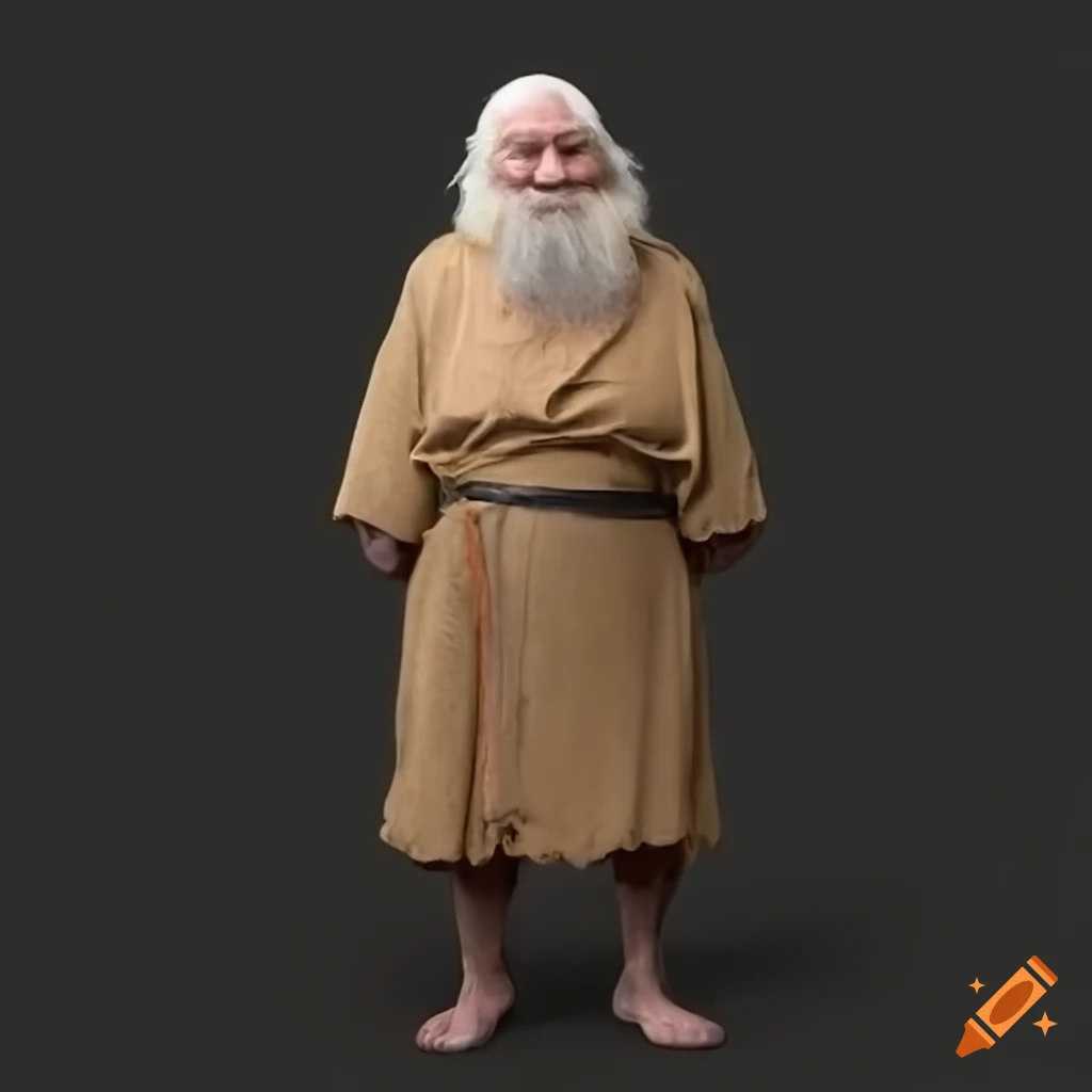 Ethereal white man walking, full-length on Craiyon