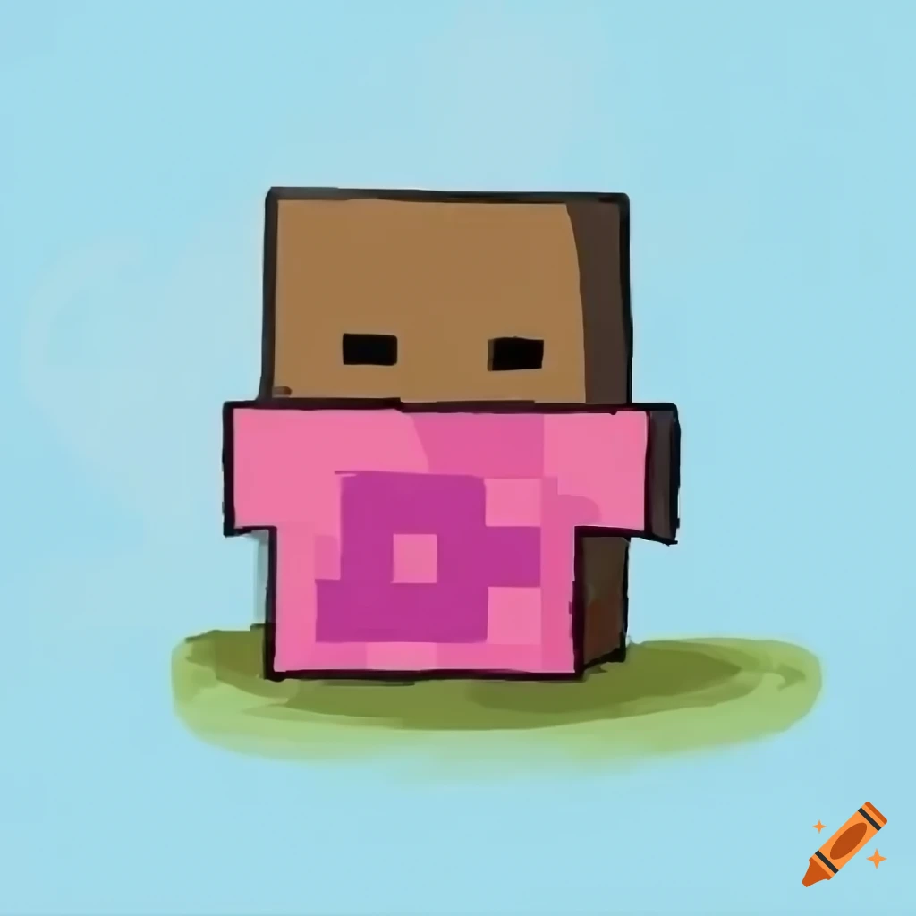 Verified minecraft player on Craiyon