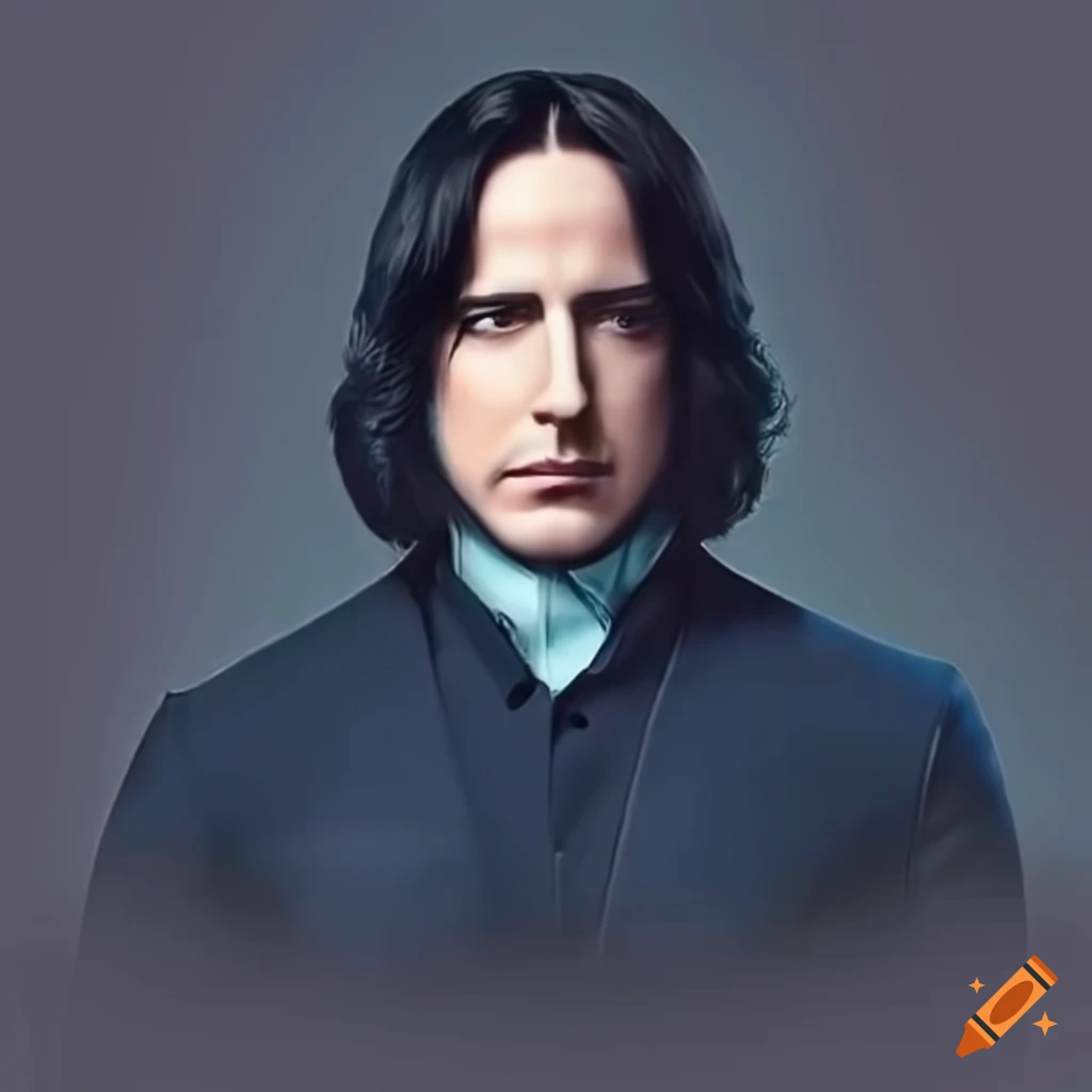 Realistic photo of young severus snape on Craiyon