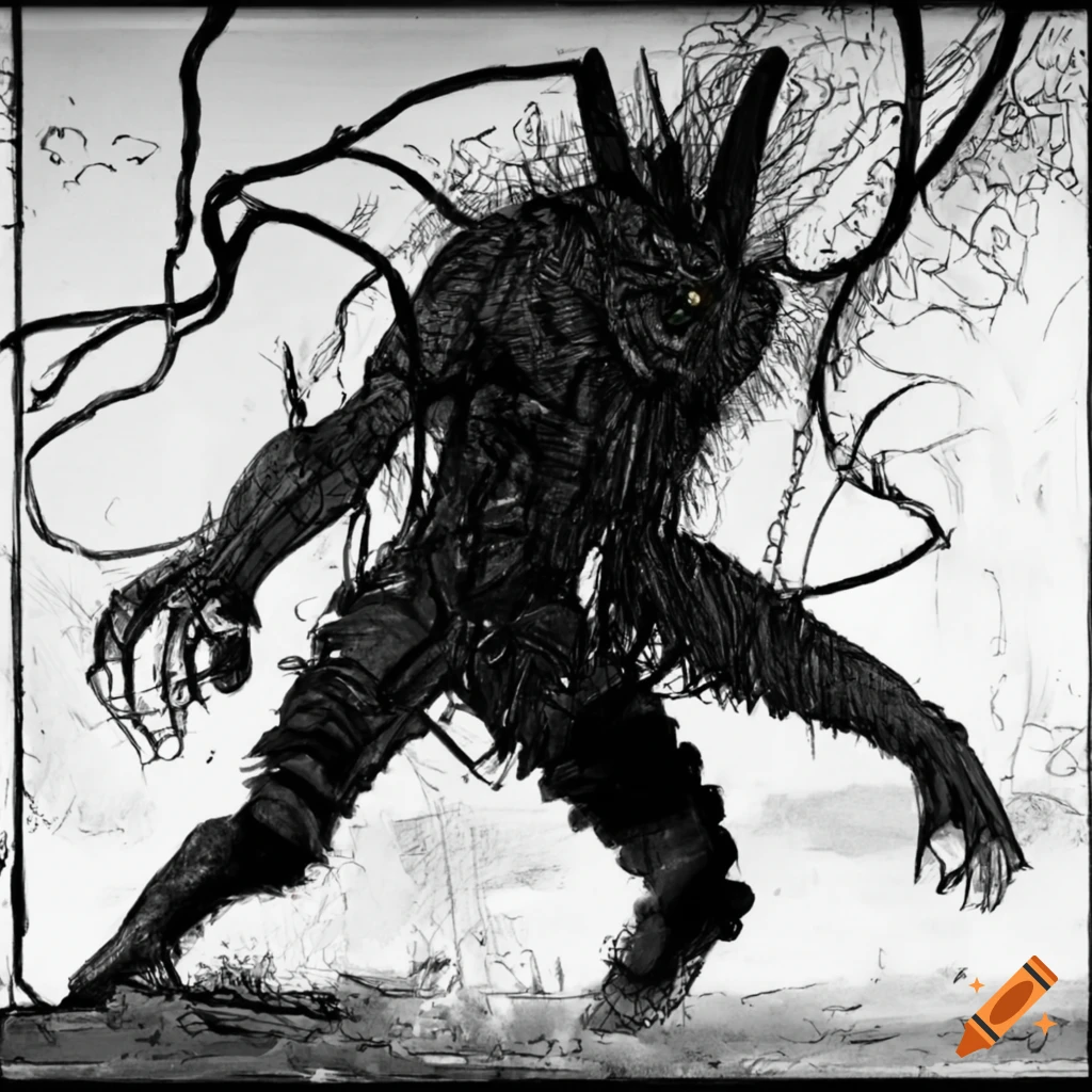 Portrait of a draconian alien reptilian humanoid in yoshitaka amano ...