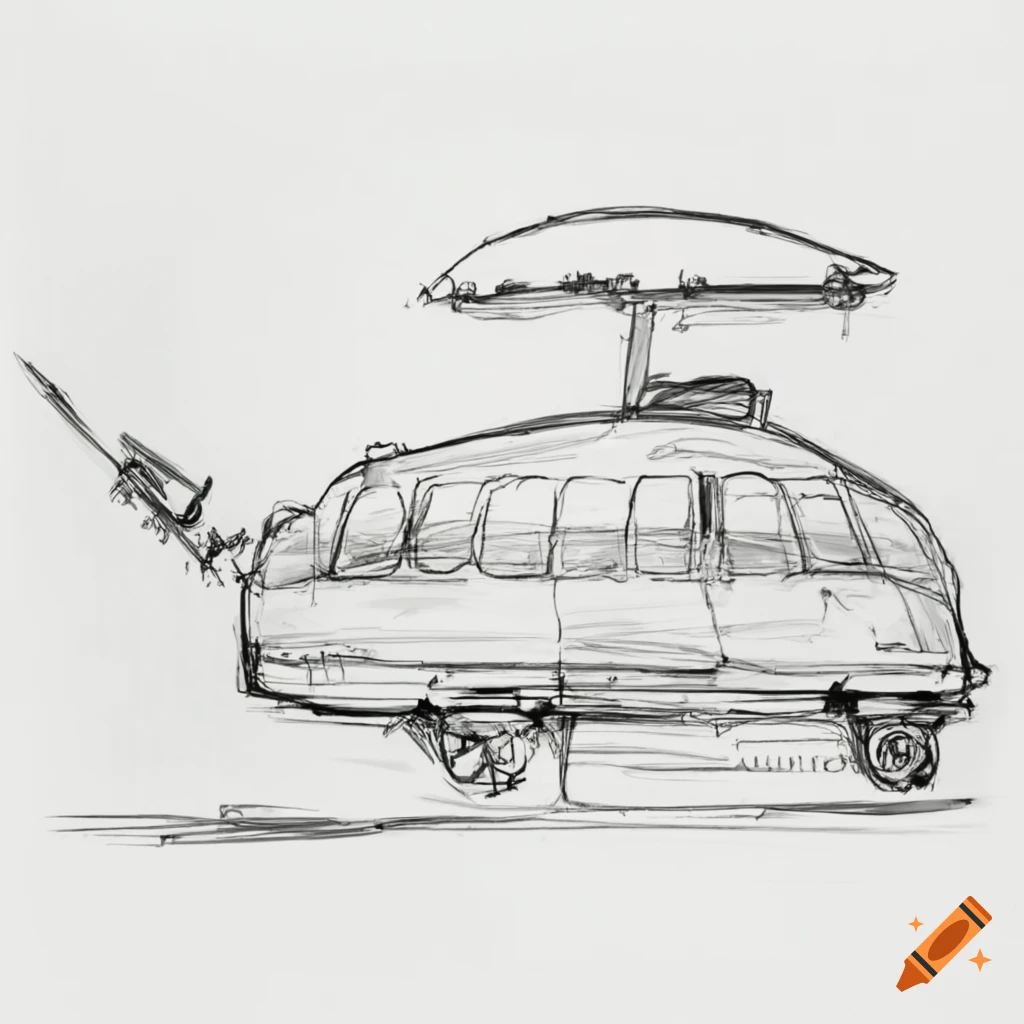 Image of a futuristic transportation device