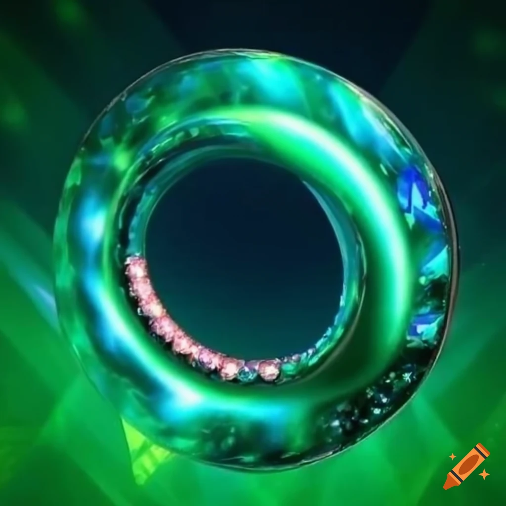 Hyper realistic artwork of a mermaid with emerald and diamond scales on ...