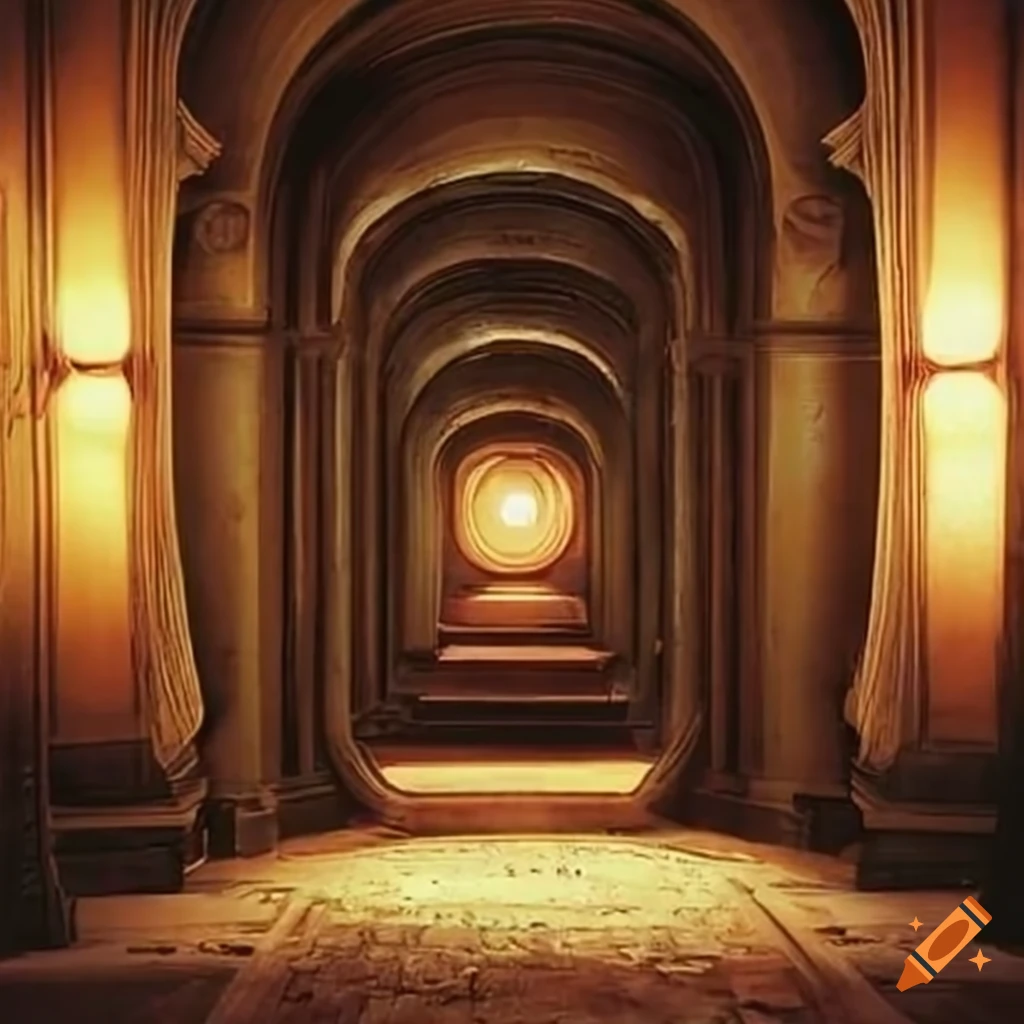 Image depicting the discovery of secret passages on Craiyon