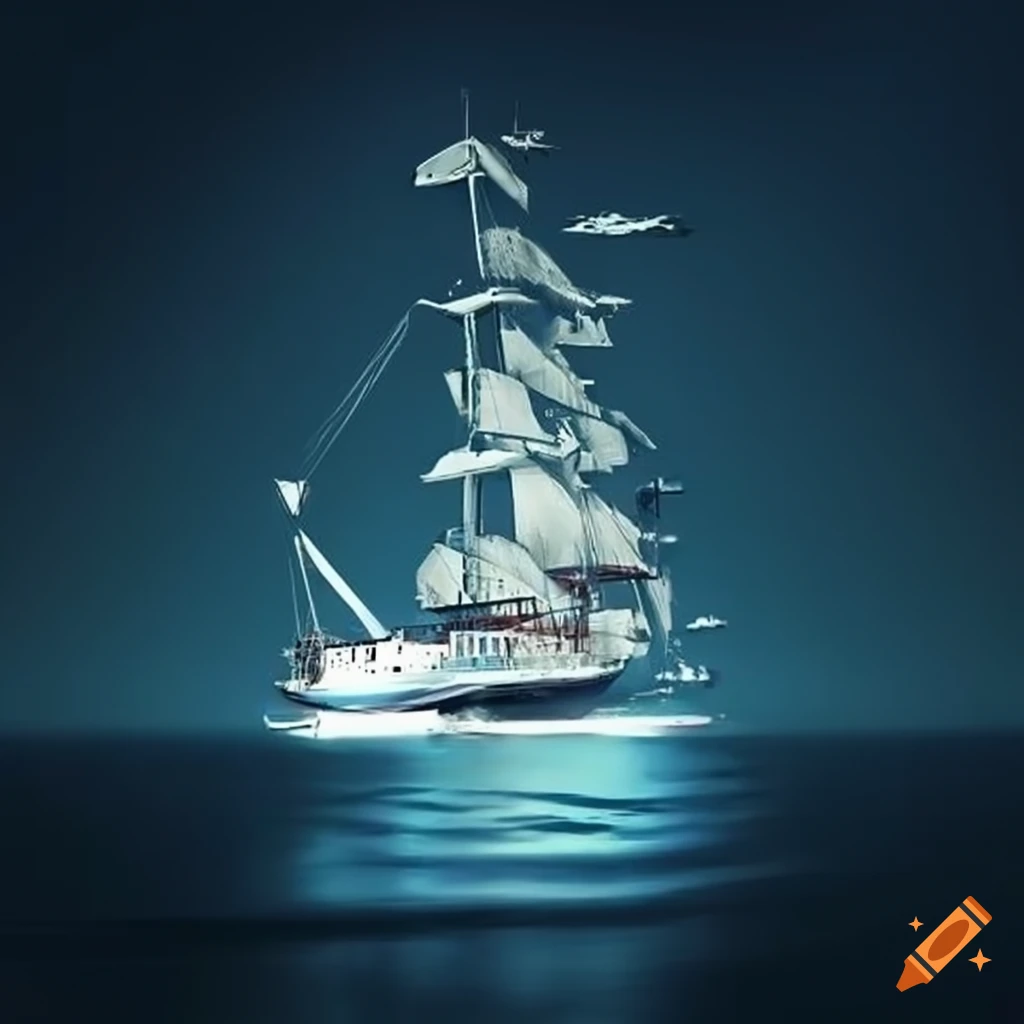 Creative ship design on Craiyon