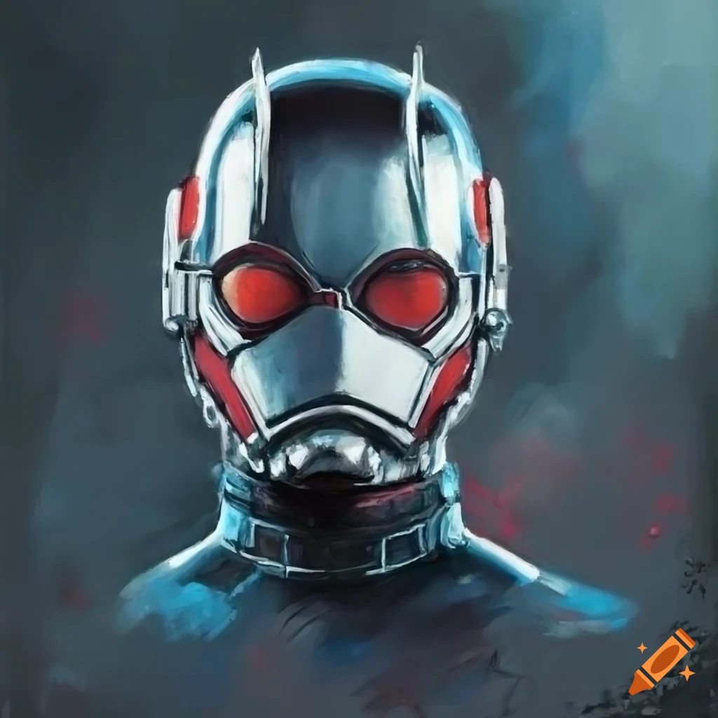 Oil painting of ant-man