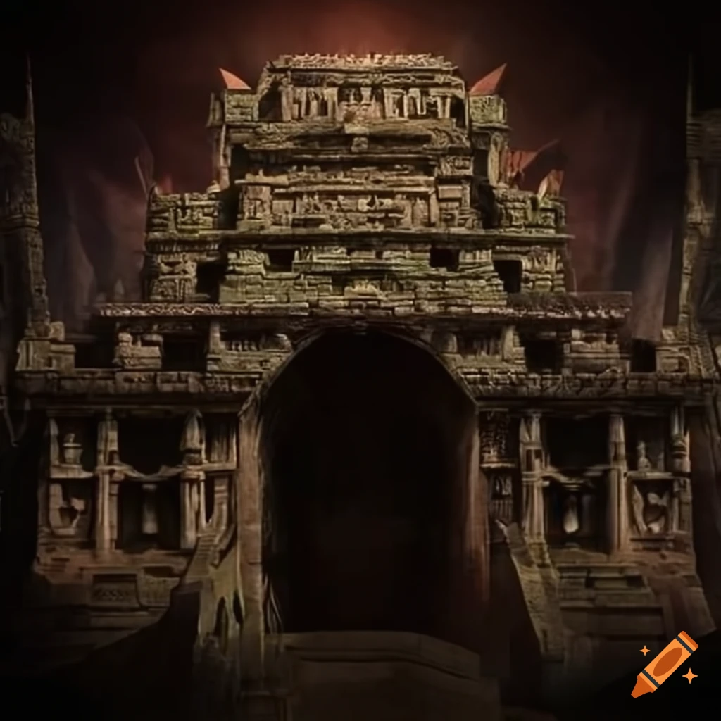 Mechanical red and black castle in nsmb 2 map on Craiyon