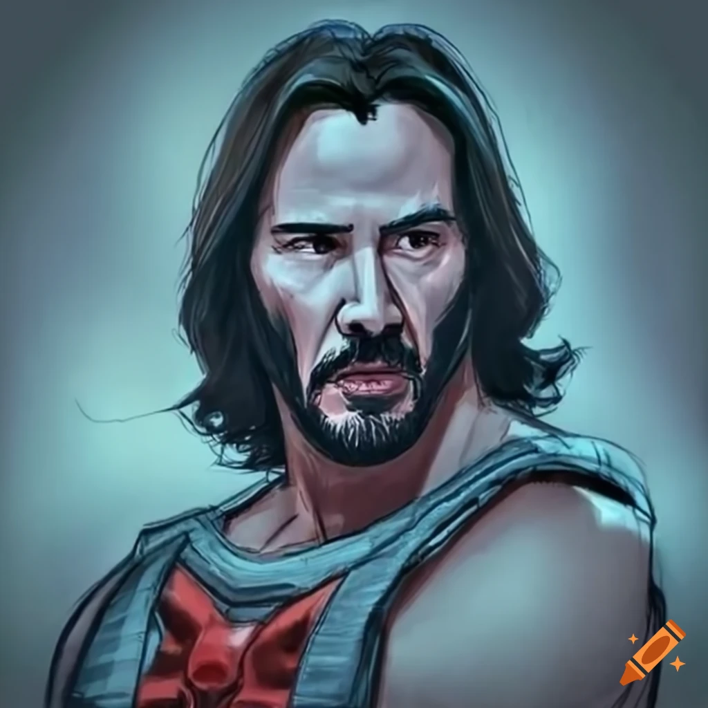 Fanart of keanu reeves as he-man