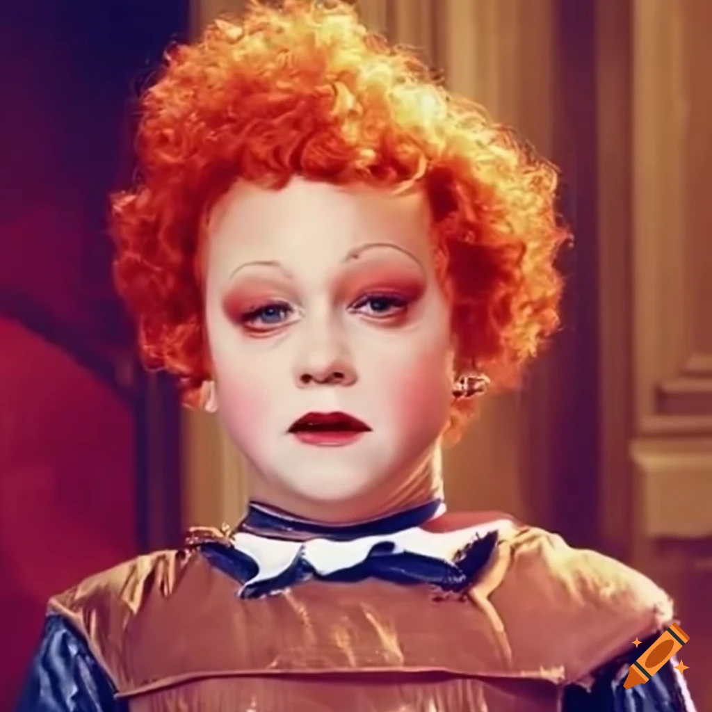 Image of Little Orphan Annie in The Rocky Horror Picture Show on Craiyon