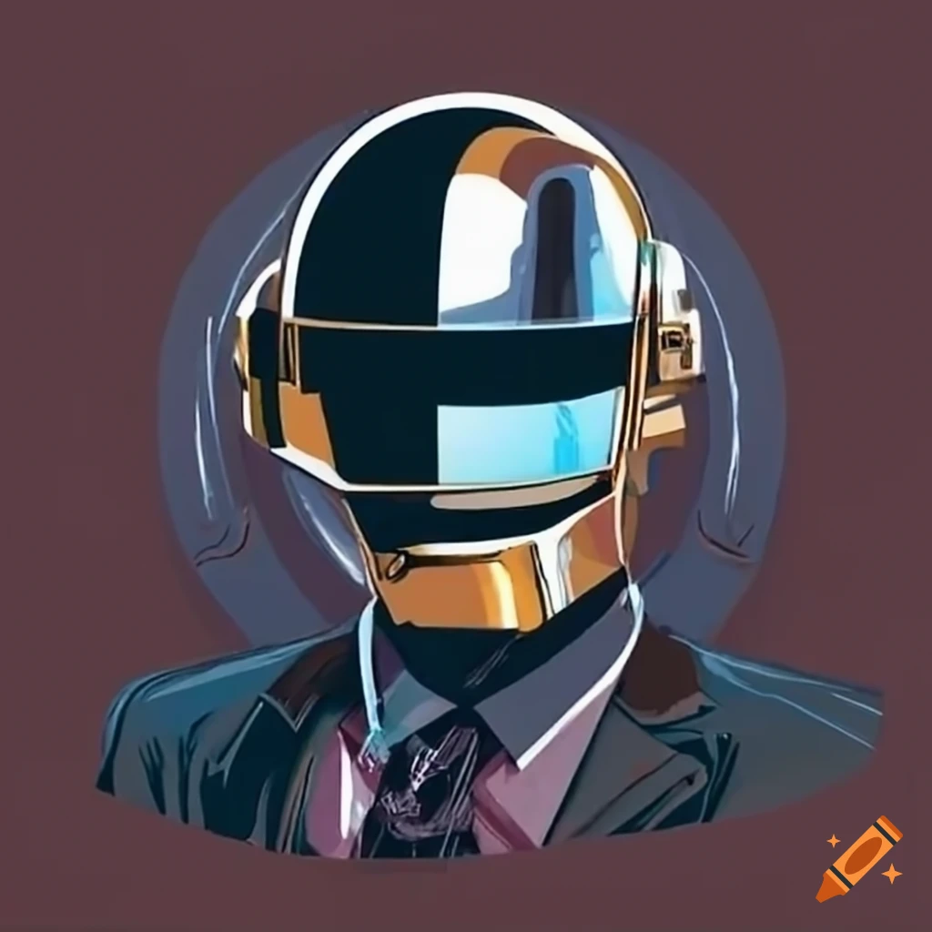Daft punk in the style of andy warhol on Craiyon