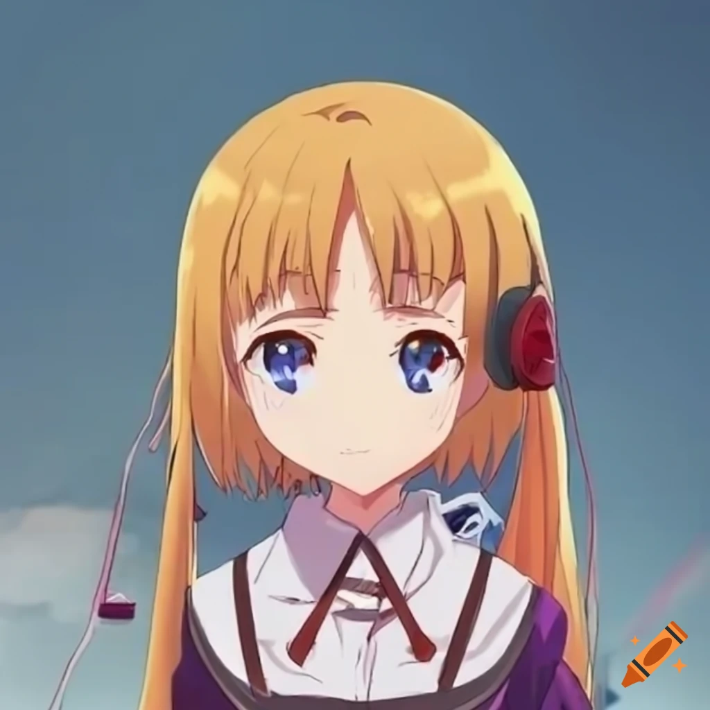 Anime illustration on Craiyon