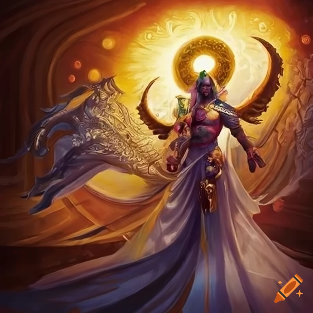 Stunning image of Pallos, the deity of Healing, Compassion, and ...