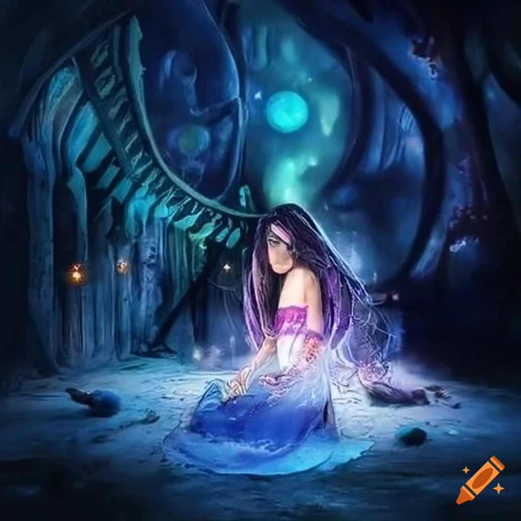 Image depicting a magical connection on Craiyon