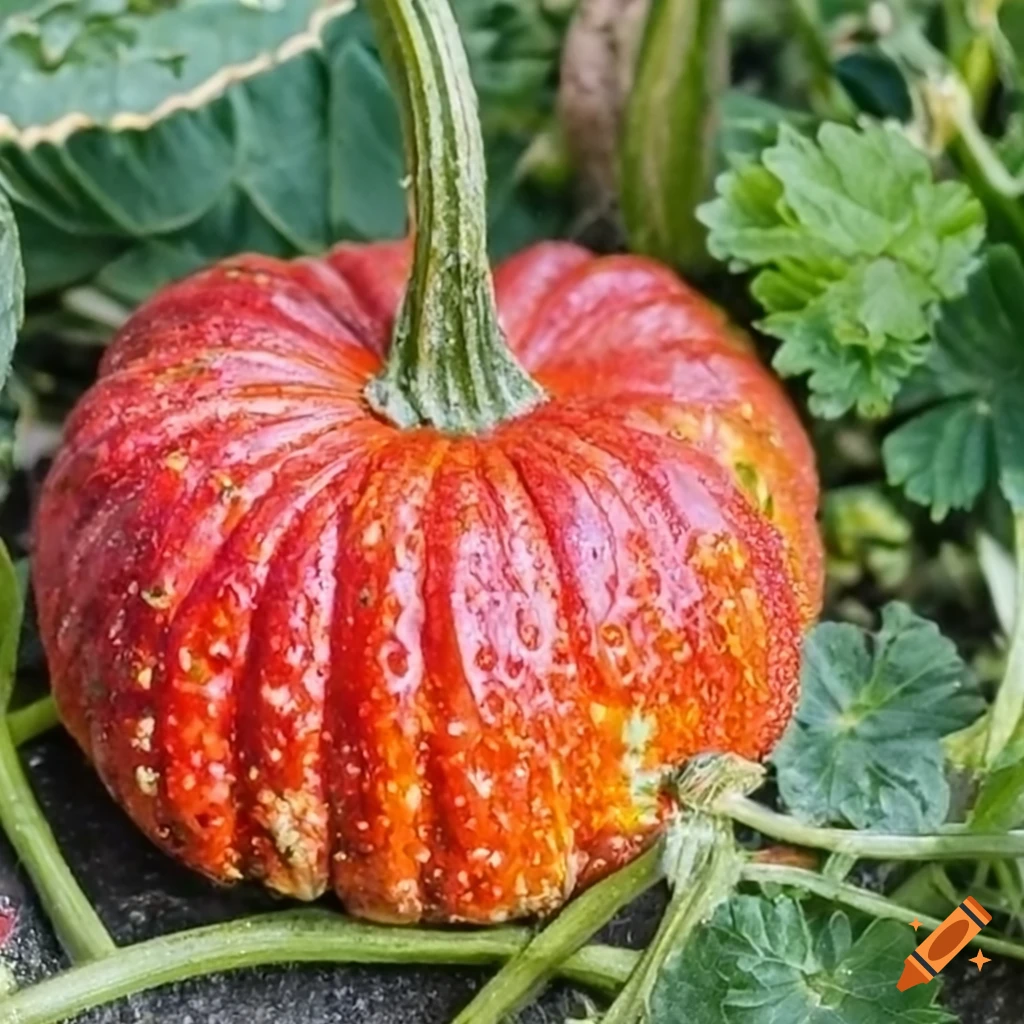 Image of a strawberry pumpkin on Craiyon
