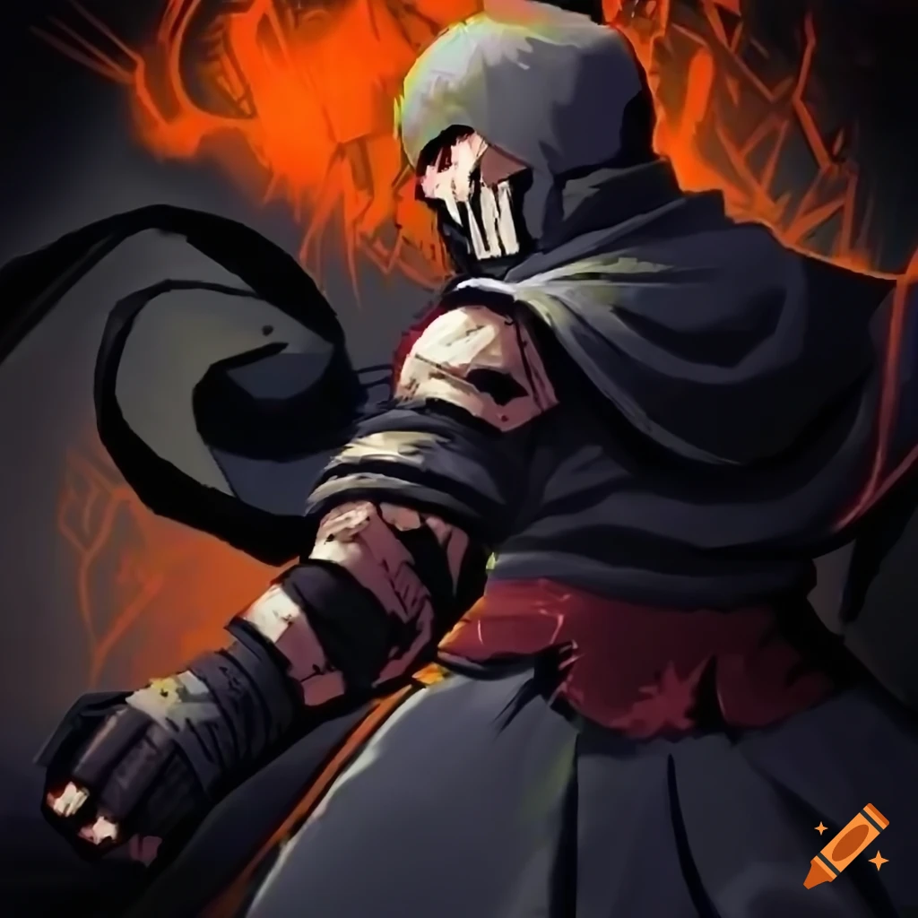 Anime character design of bravery from undertale