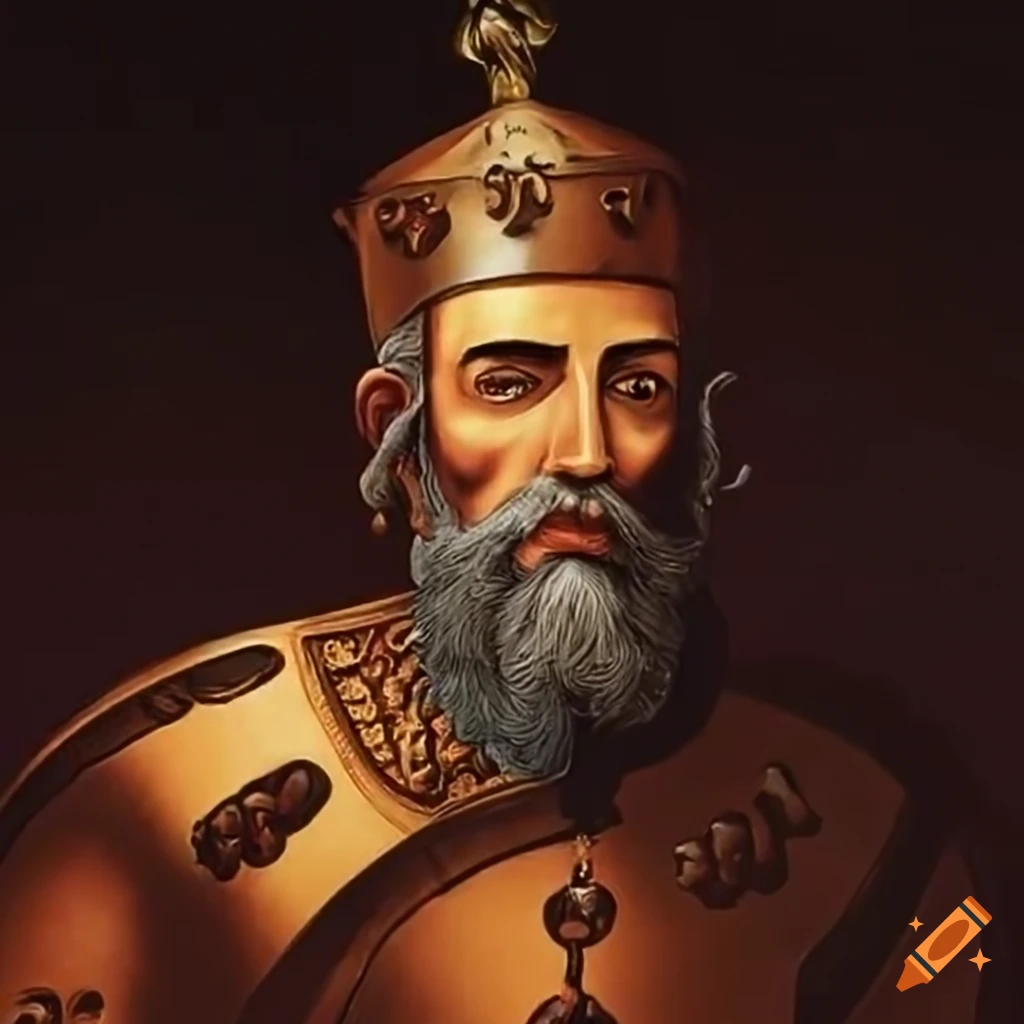 Portrait of Miloš Obilić on Craiyon