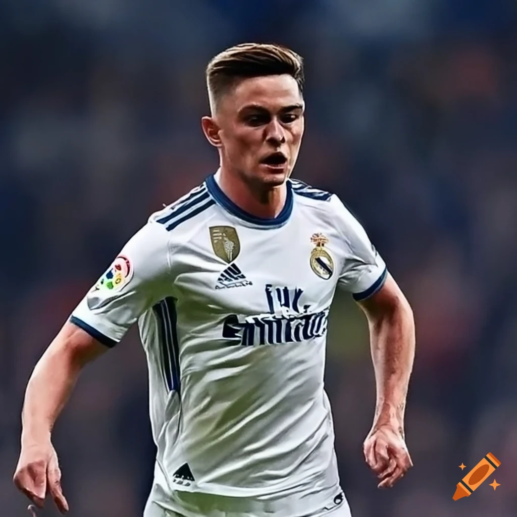 Ryan cash signing with real madrid on Craiyon