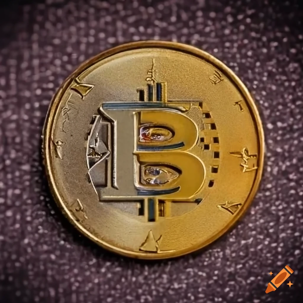 Image of a recognized digital coin on Craiyon