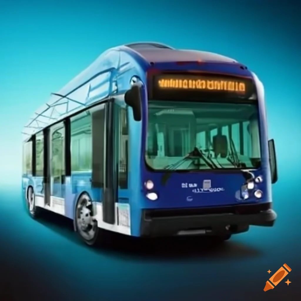 Image of an stm articulated bus on Craiyon